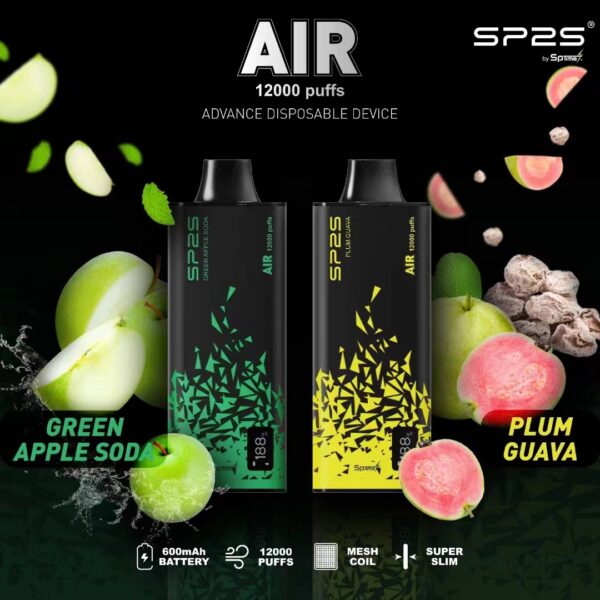 SP2S AIR 12,000 PUFFS - Best Vape Online Store in Malaysia